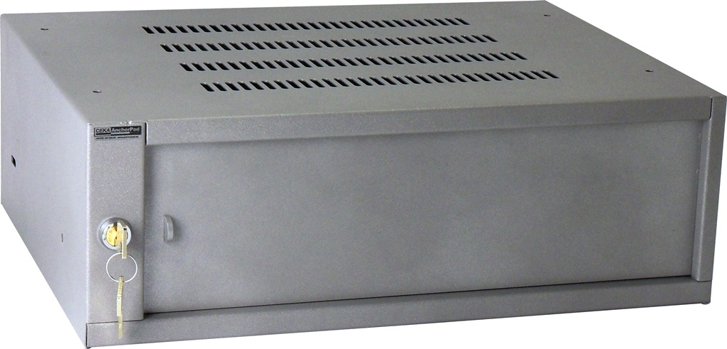 Kraftig stöldskyddsbox för förvaring av laptops