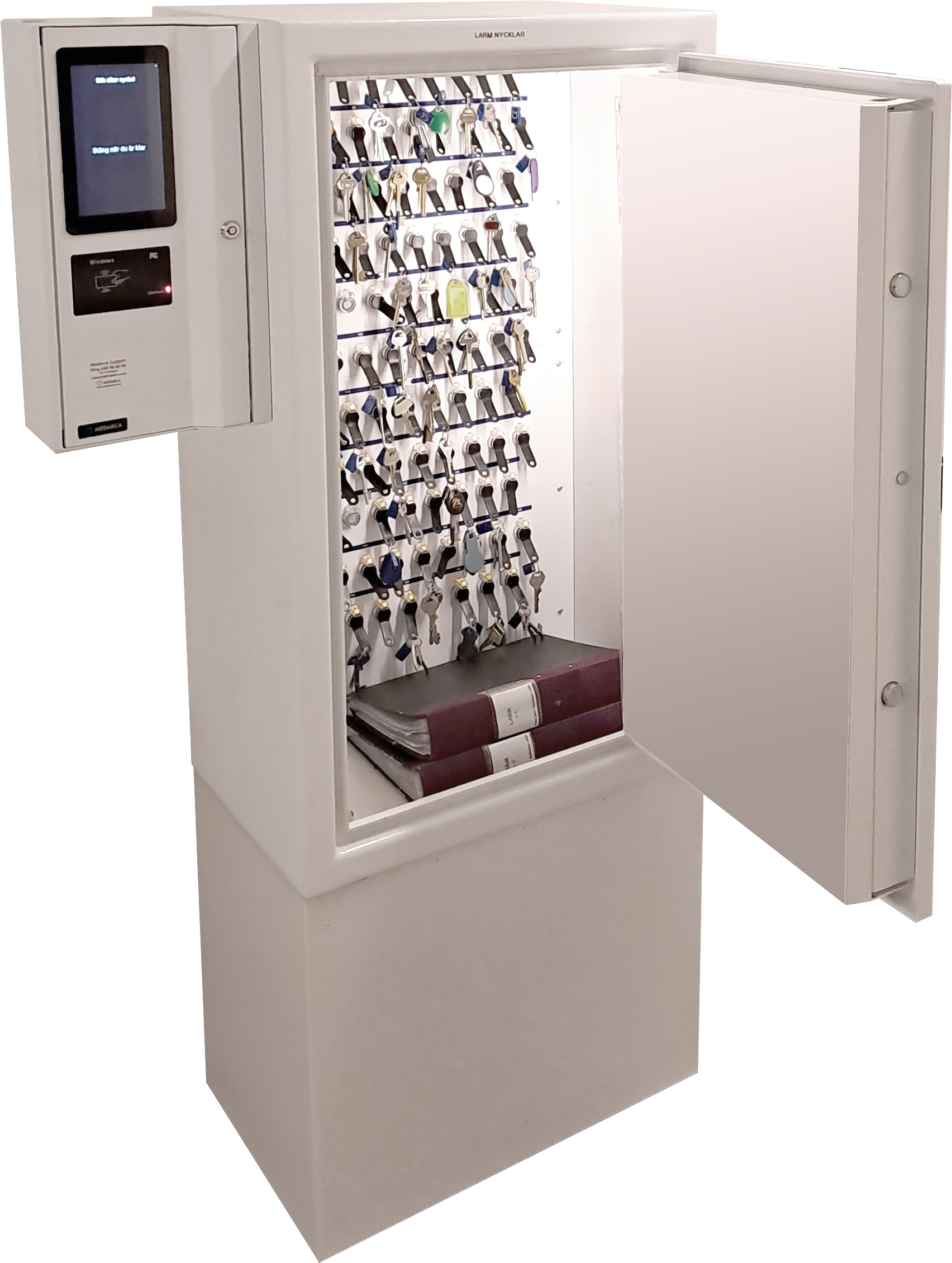 Masterkey Digitalt nyckelskåp med nyckelkontroll och 160 nyckelplatser